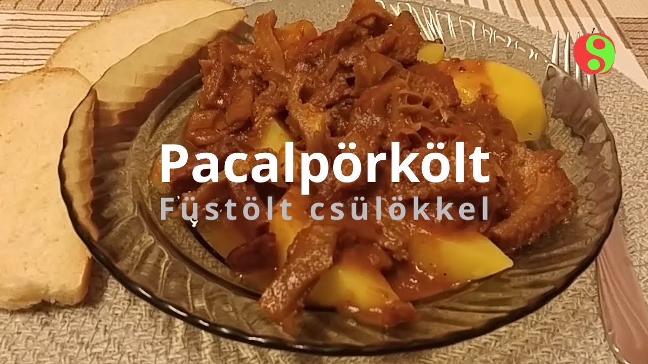 Pacalpörkölt füstölt csülökkel, bográcsban - YouTube