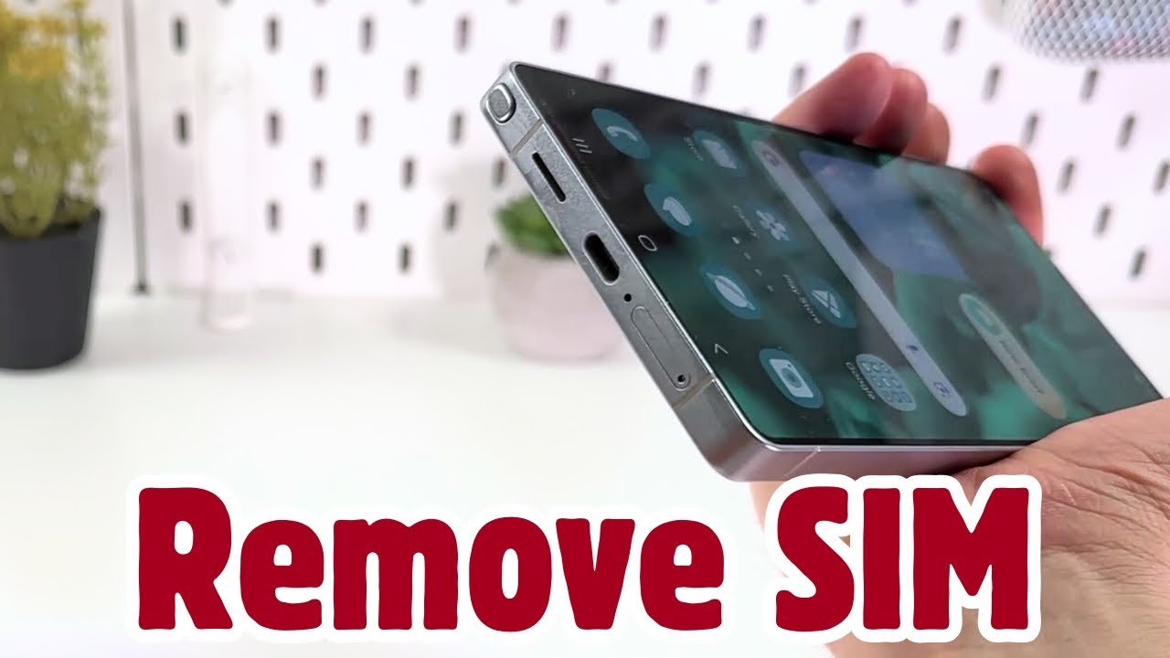 How to Remove SIM Cards on Samsung Galaxy S25 Ultra - YouTube