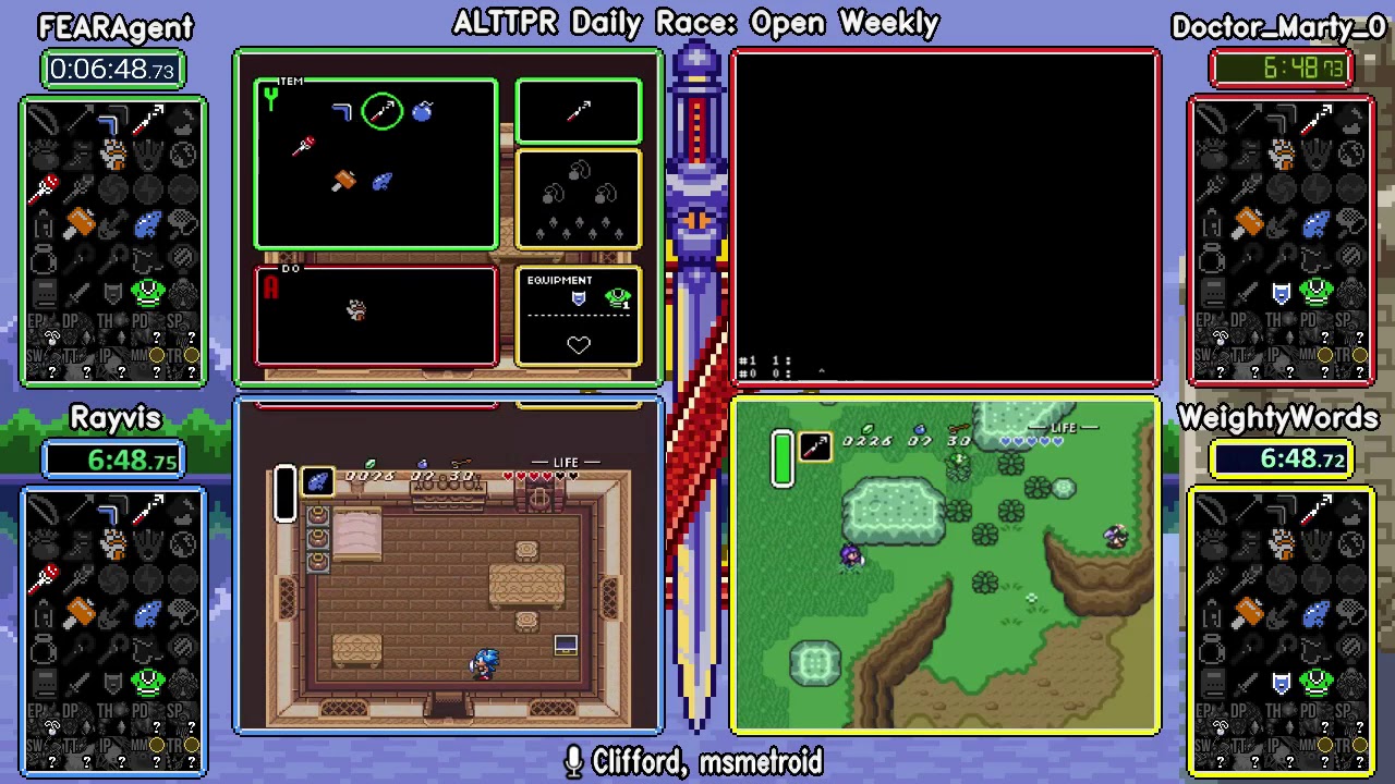 Open 82519 ALTTP Randomizer Daily Race - YouTube