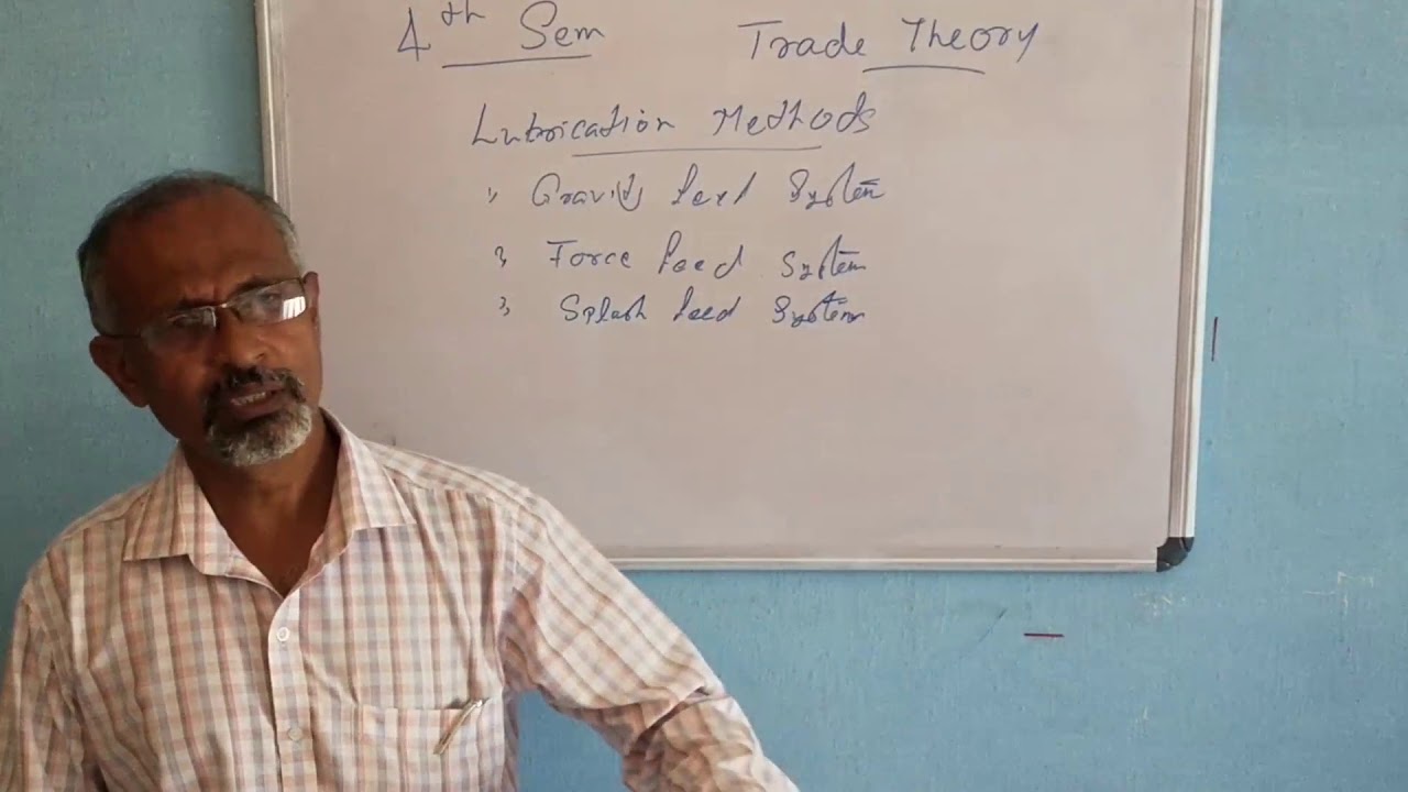 Fitter class 16 sem 4 Lubrication System, NSNSM PVT ITI CHAVARA - YouTube