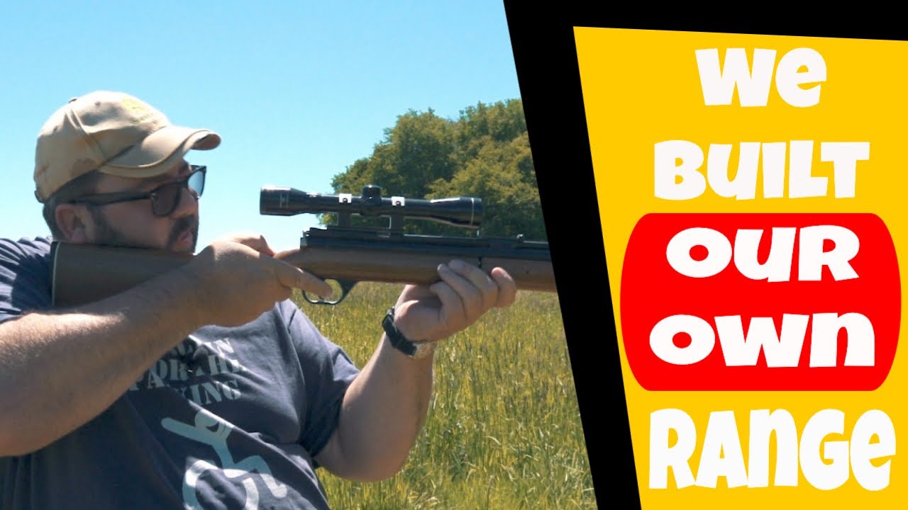 We built our own Range - Shooting range at home - YouTube