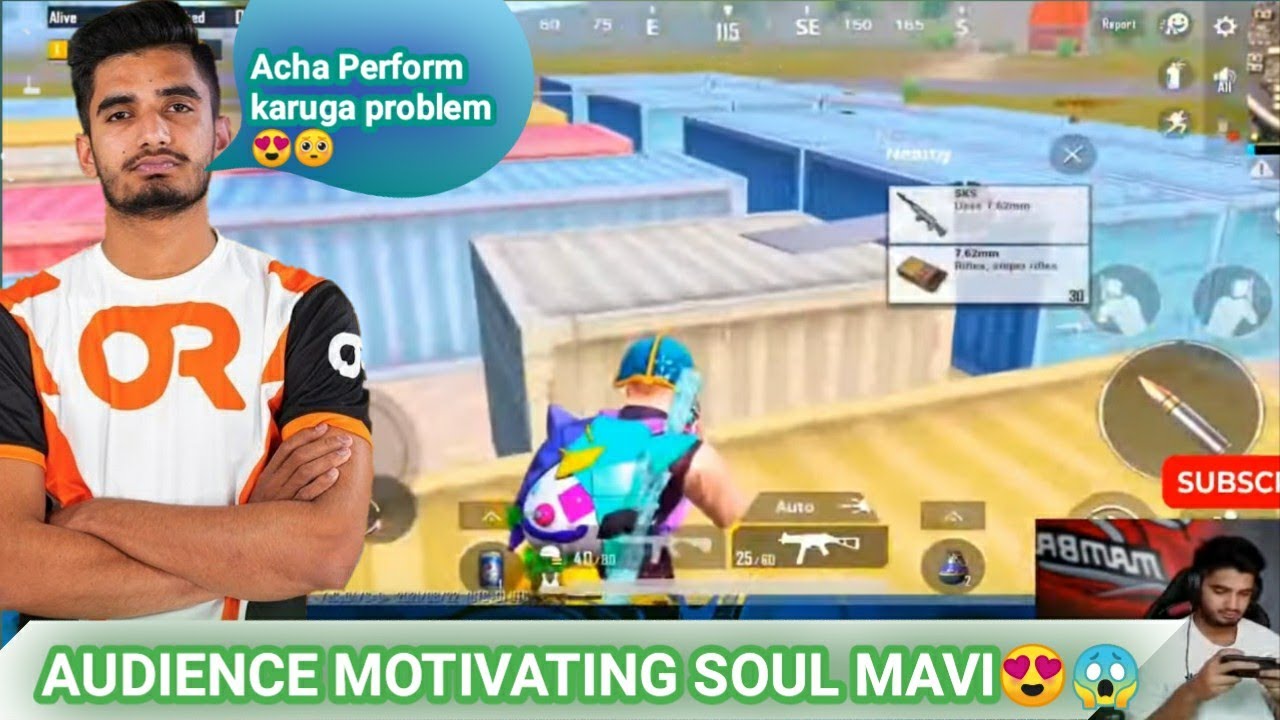 😍Mavi Audience Motivating Soul Mavi On His Scrims Match Performance ...