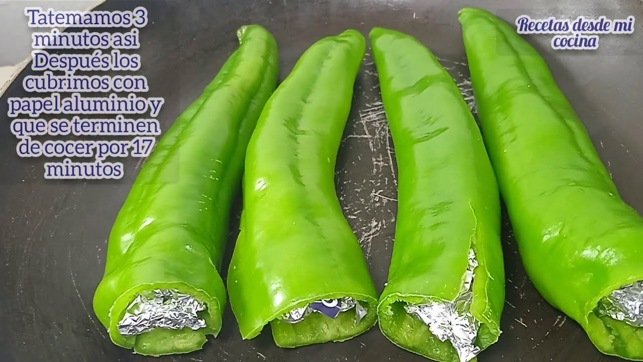 CHILES CALIFORNIA RELLENOS DE QUESO CHIHUAHUA A COMPAÑADOS DE CARNE ...