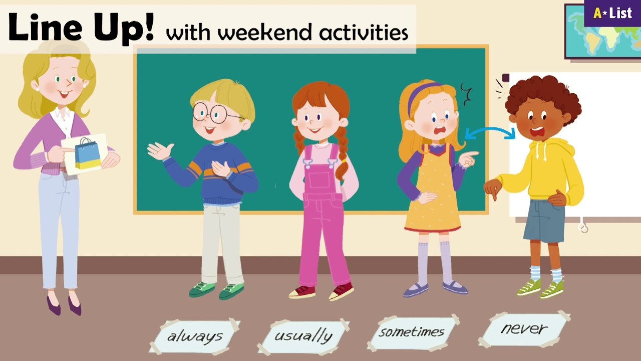 Line Up! with Weekend ActivitiesㅣClass GameㅣBoost Up - YouTube