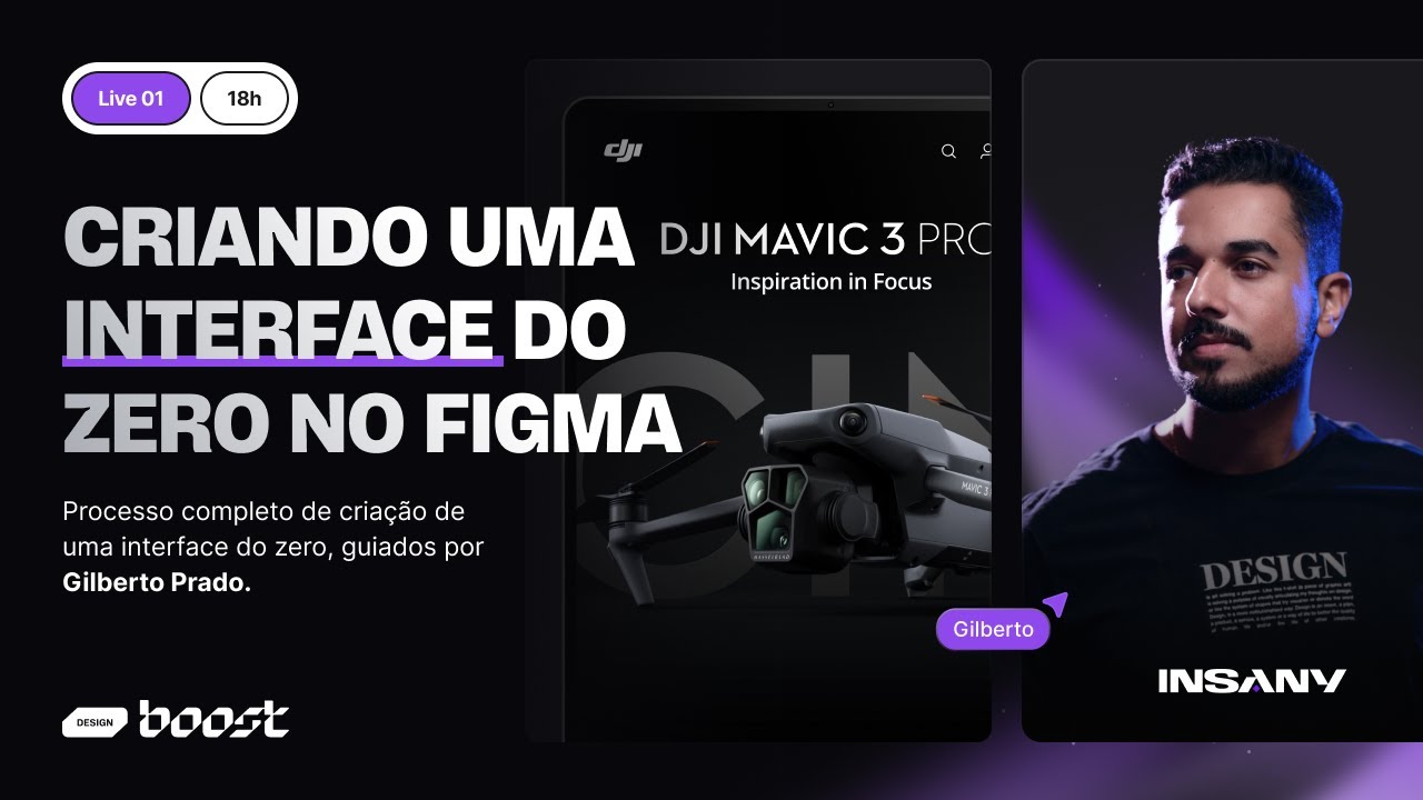 Live 1 - Criando uma INTERFACE do zero no FIGMA com Gilberto Prado ...