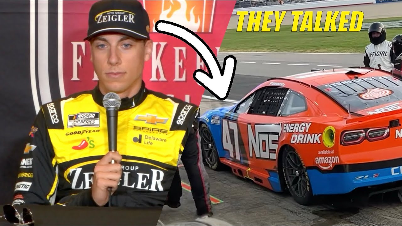 Carson Hocevar, Ricky Stenhouse Jr Did Talk after Nashville Crash - YouTube