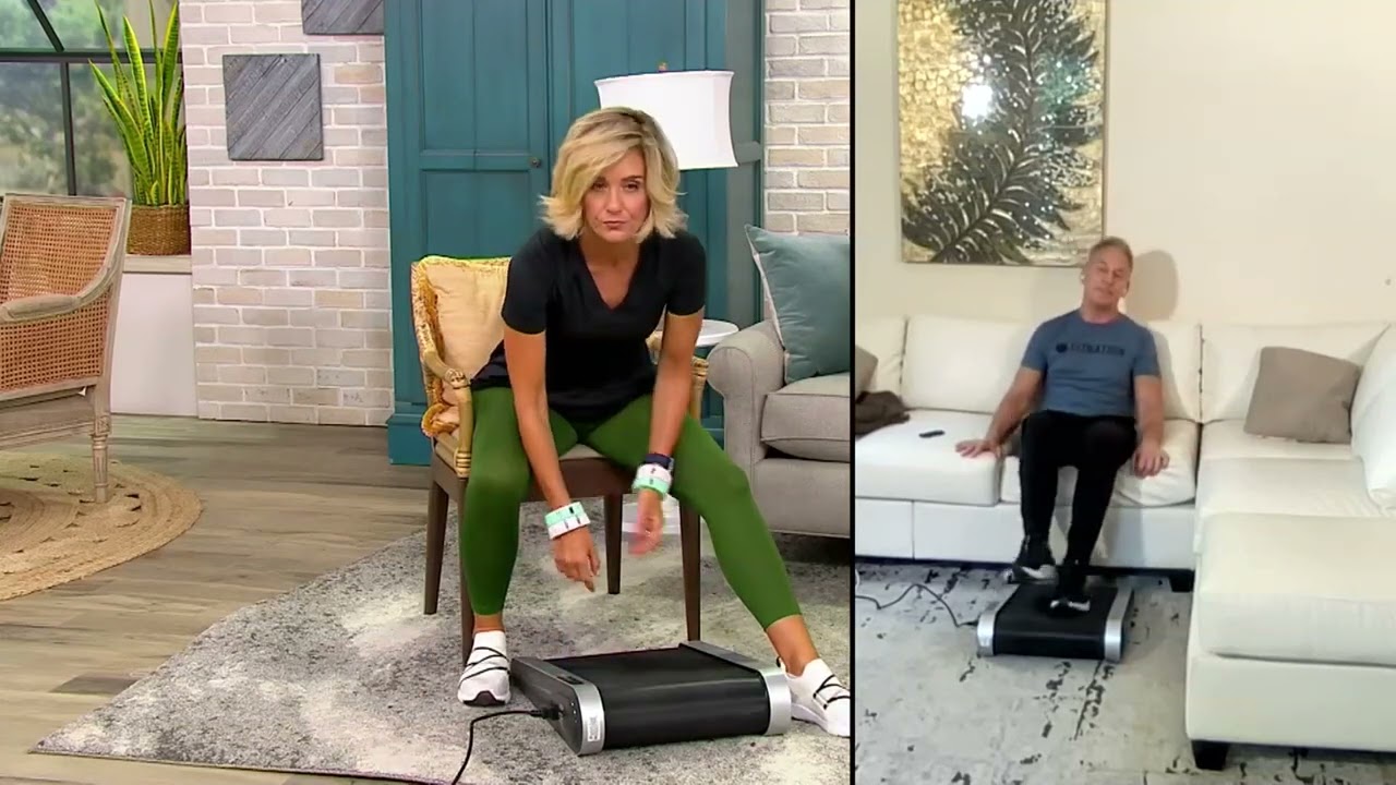 FITNATION Treadwell Compact Treadmill Treadmill on QVC - YouTube