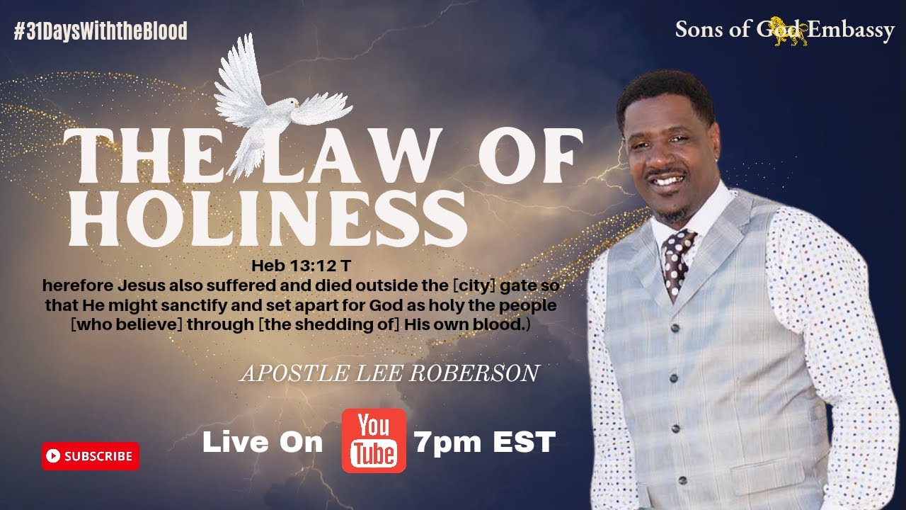 01/13/2023 | The Law Of Holiness | Apostle Lee Roberson ...