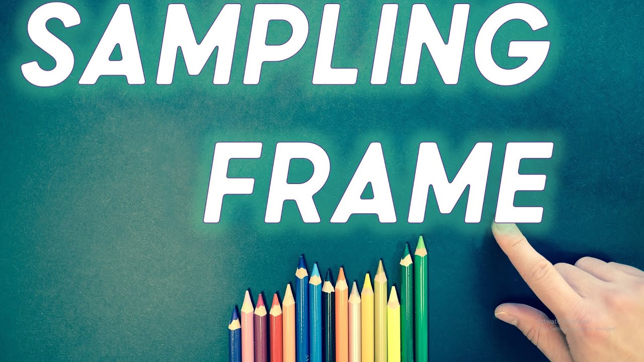 What Is Sampling Frame Statistics Probability Lecture 9 Urdu What Is Sampling Frame Statistics Probability Lecture 9 Urdu