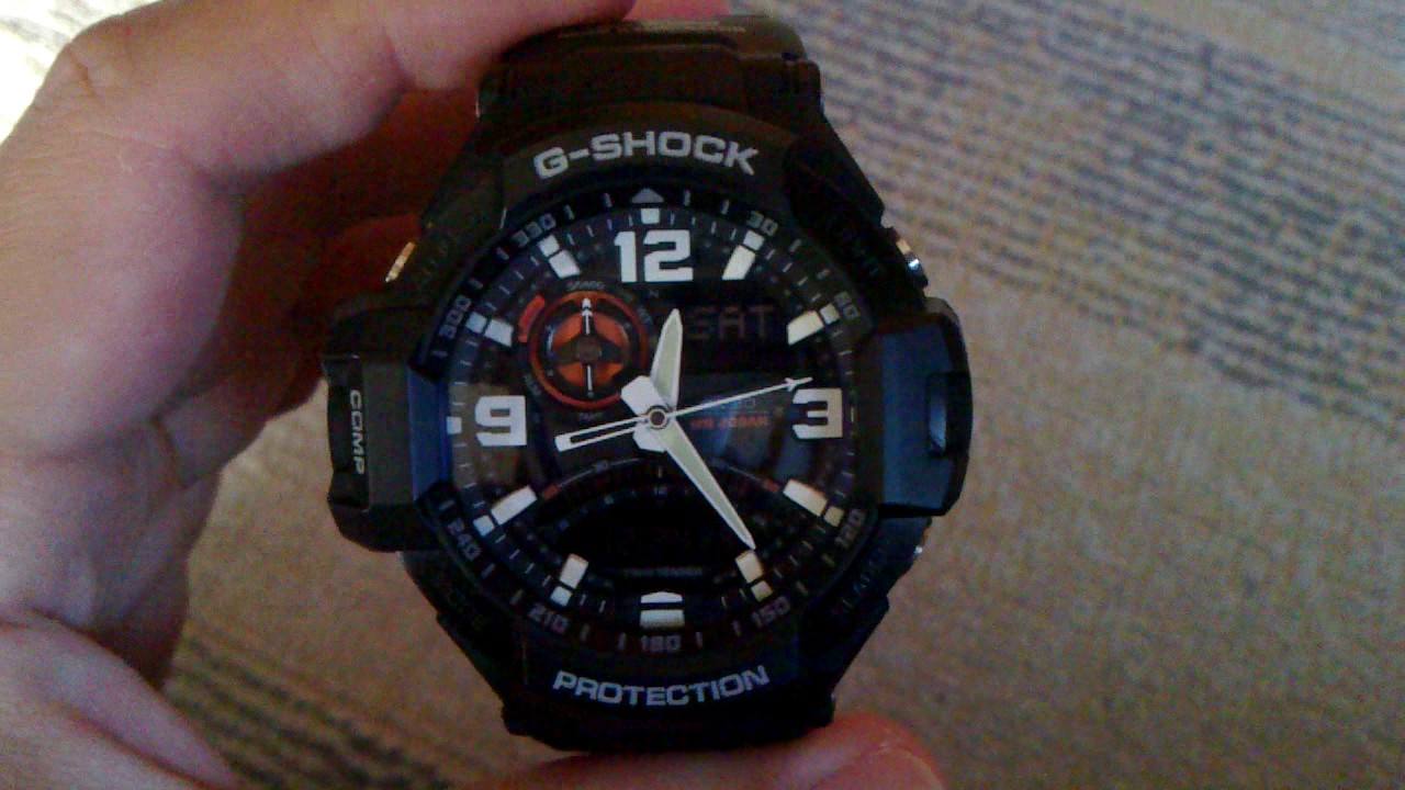 Casio G-shock GA-1000-1AJF break down！ - YouTube