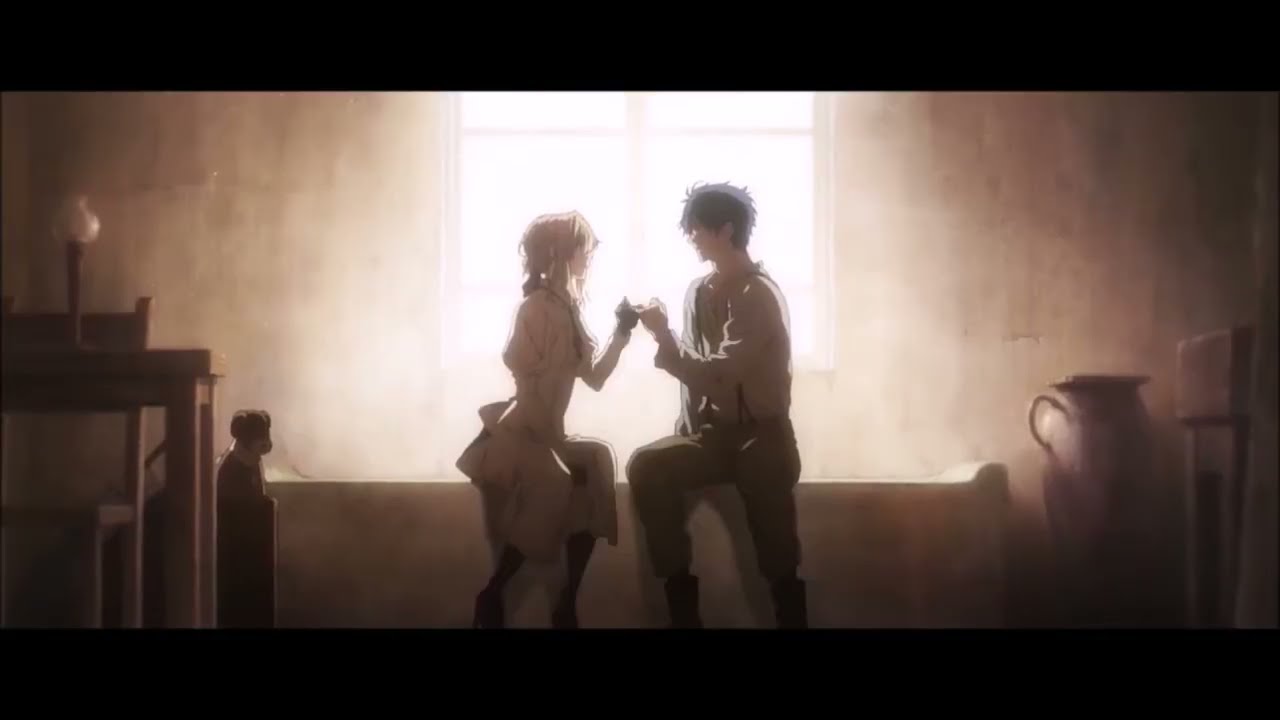Violet Evergarden's Final Letter to Major Gilbert Bougainvillea - YouTube