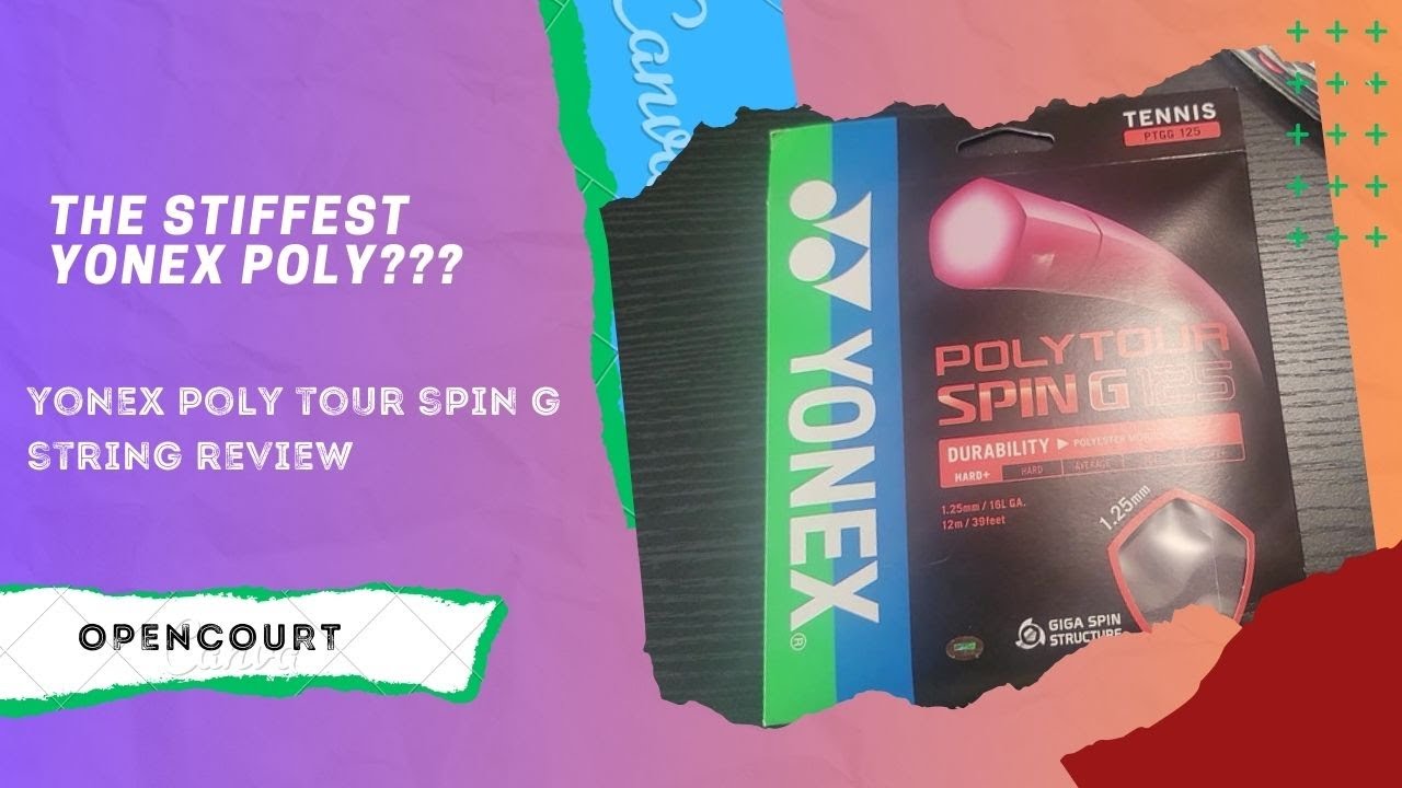 Is this the stiffest Yonex string??? - Yonex Poly Tour Spin G String ...