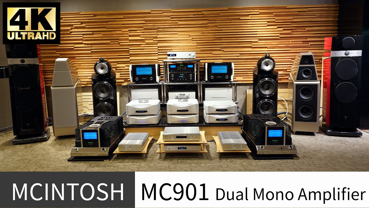 Mcintosh MC901 Dual Mono Amplifier - 매킨토시 MC901 듀얼 모노블럭 파워앰프 feat. B&W ...