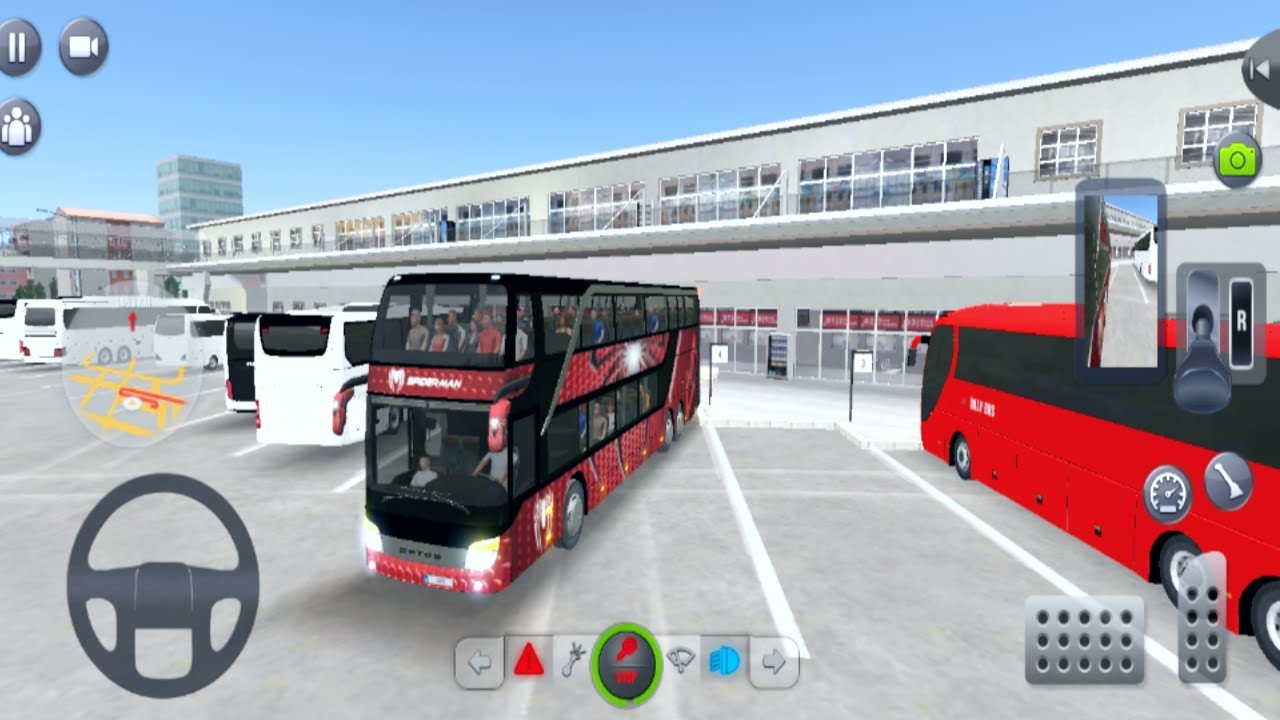 SPIDER MAN BUS DRIVING | BUS SIMULATOR ULTIMATE | ANDROID GAMEPLAY ...