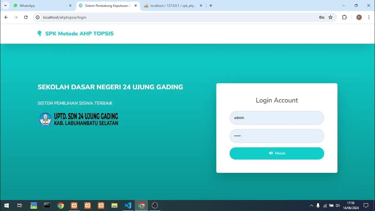 Source Code SPK AHP TOPSIS dengan Sub Kriteria - YouTube