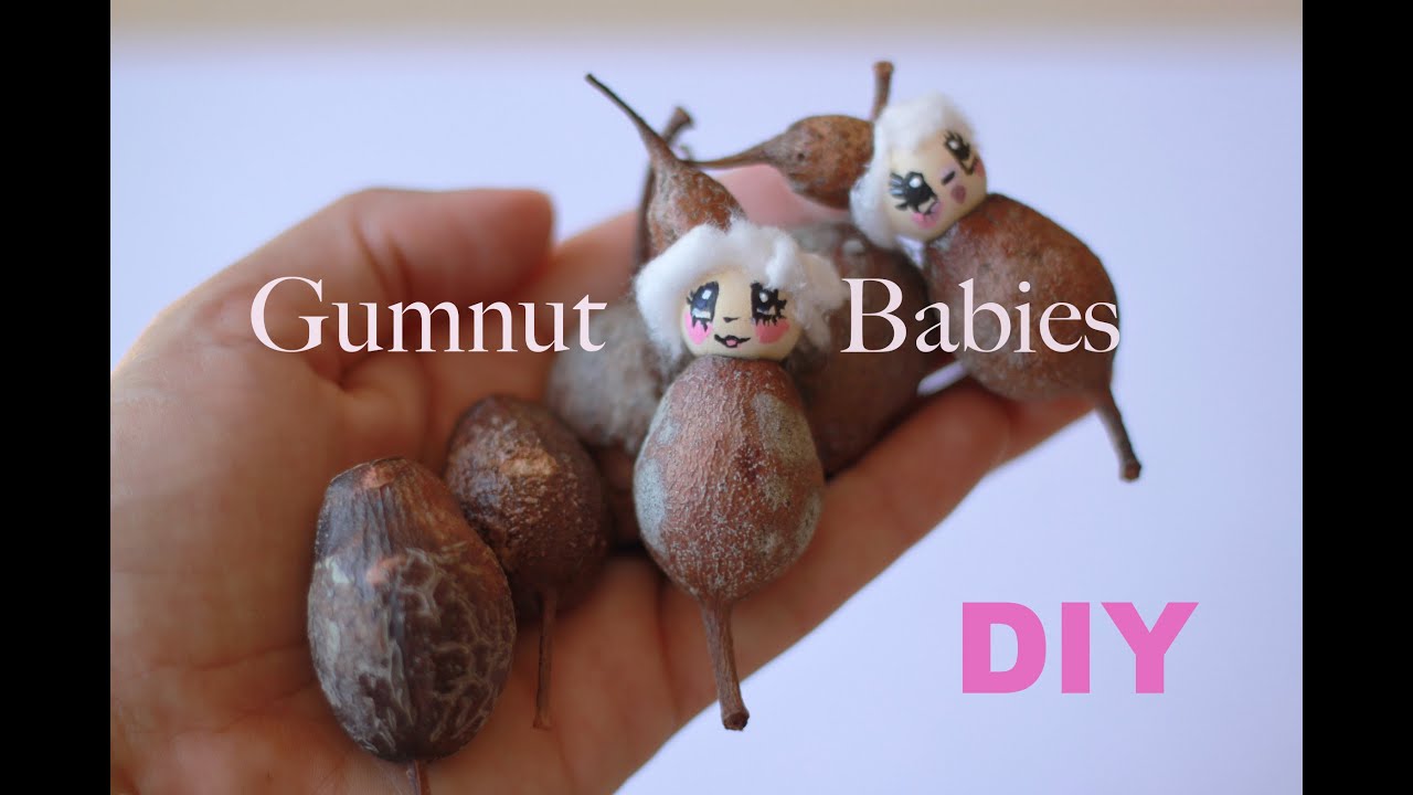 Make Miniature Gumnut babies with me 🍂 DIY easy craft idea - YouTube