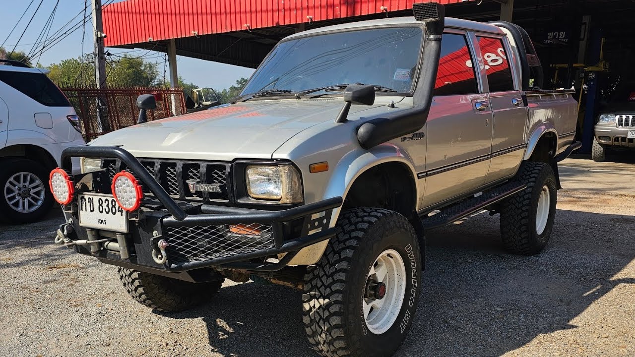 TOYOTA HILUX RN46 1KZ TURBO DIESEL AUTO 4×4 DUAL CAB 1983 ดีเซลออโต้ ...