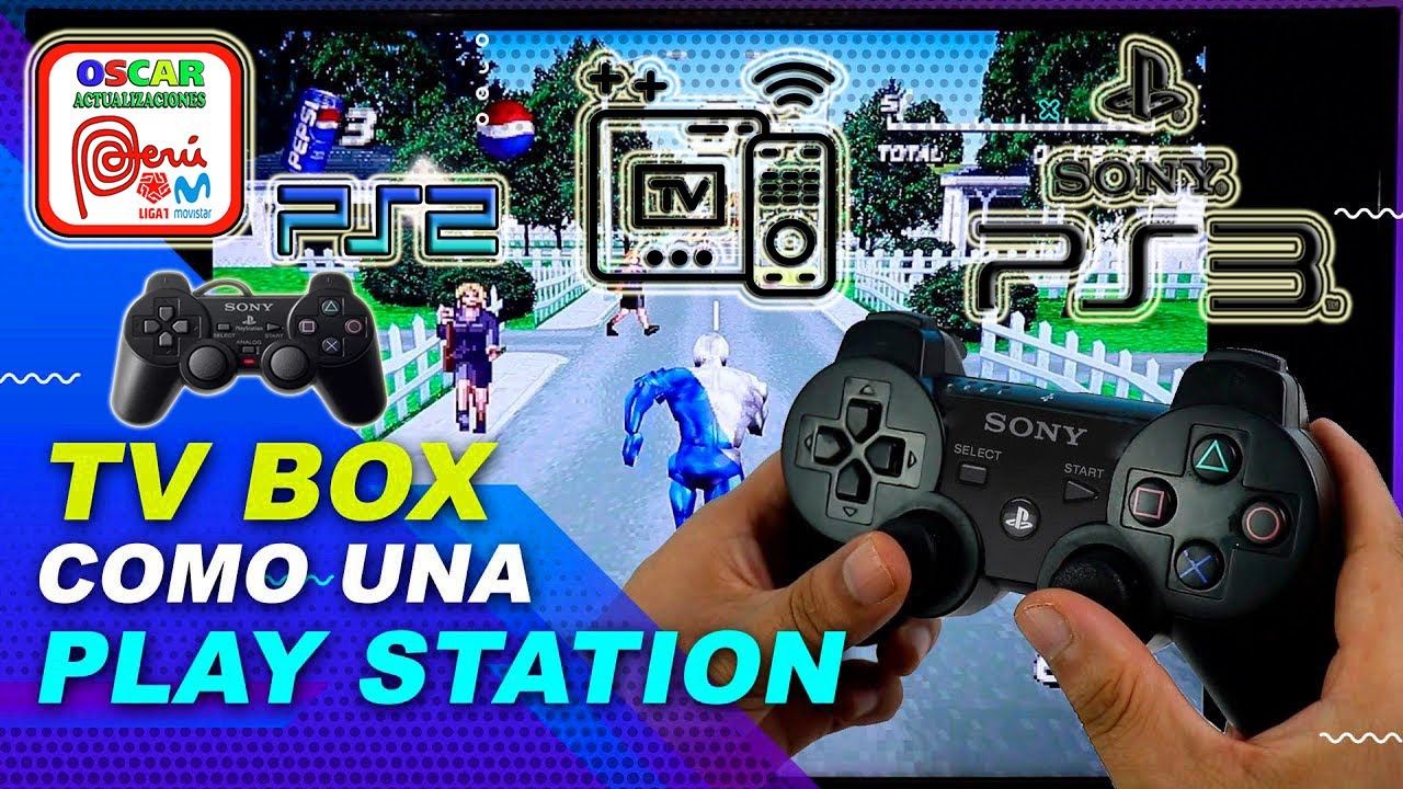 TV BOX INSTALANDO + 100 JUEGOS DE PLAYSTATION POR VÍA USB 64 GB EXTERNO ...