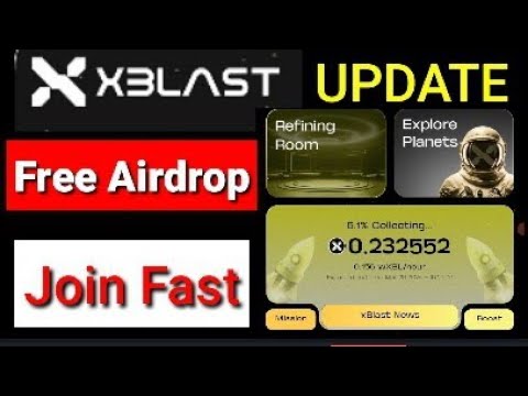 XBlast App Free Mining Airdrop | Free Mining Airdrop | Xblast update | @TRSWorld || - YouTube