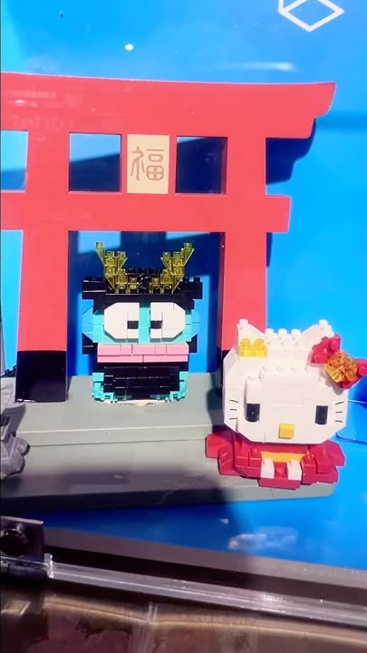 nanoblock Hangyodon Samurai #nanoblock #hangyodon #sanrio - YouTube