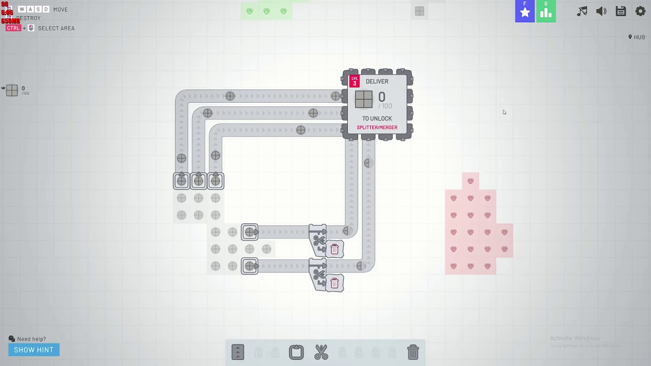 First look at Shapez.io a very good factory building game. - YouTube