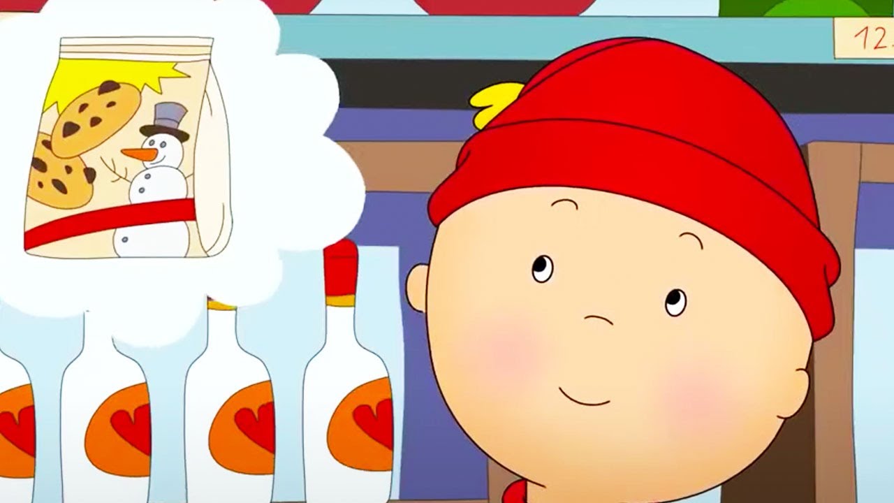 Caillou and Christmas Shopping | Caillou Cartoon - YouTube
