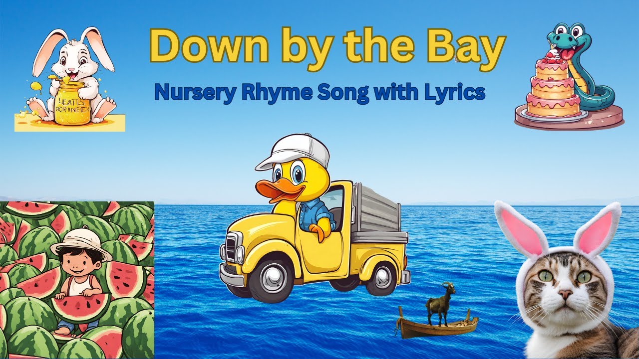 Nursery Rhyme Reading: Down by the Bay with Miss Holly🐳 - YouTube