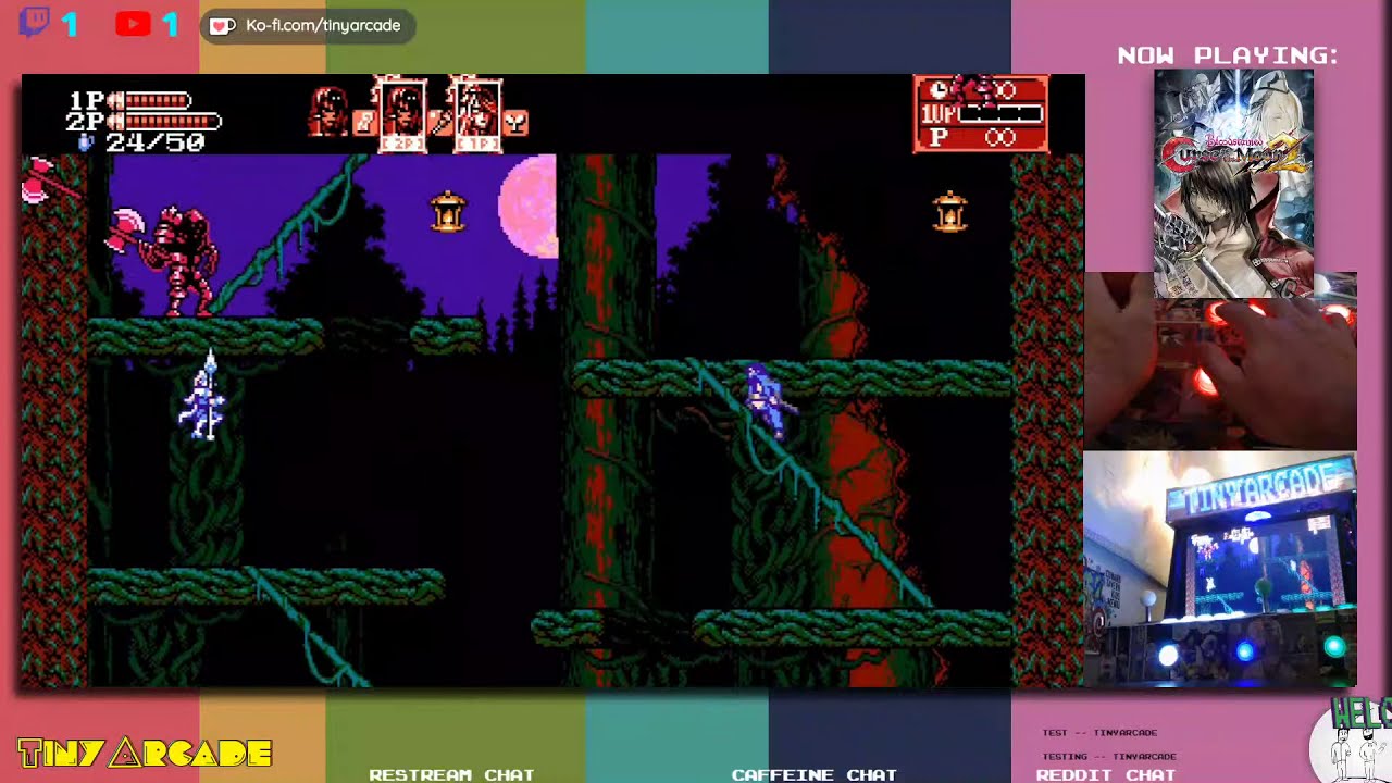 Bloodstained: Curse Of The Moon 2 - Using #Parsec - TinyArcade Stream - YouTube