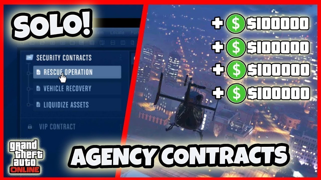 BEST WAY to Make MILLIONS with the Agency Contracts - Money Guide - GTA ...