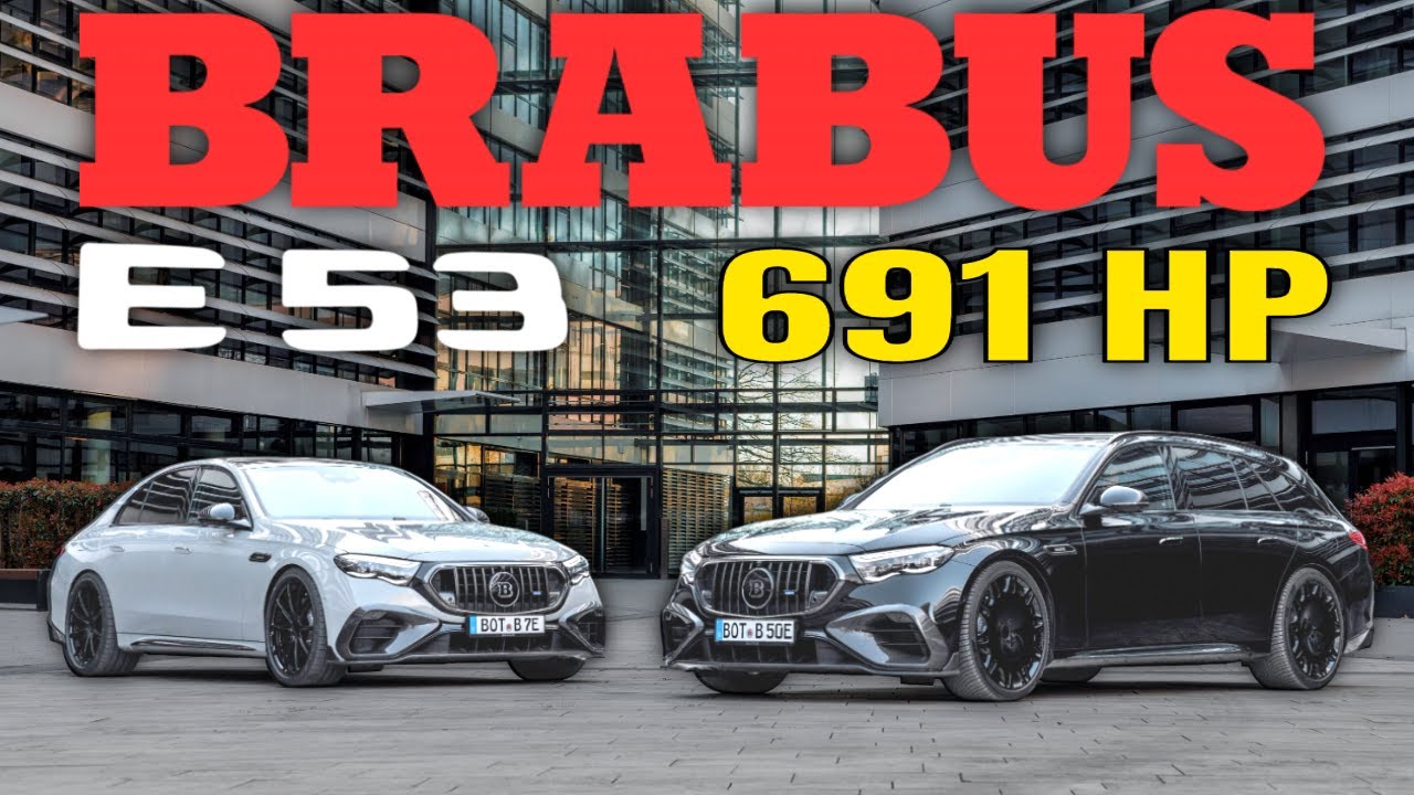 Brabus Unleashes 691 HP Mercedes AMG E53 – Faster Than the E63? - YouTube