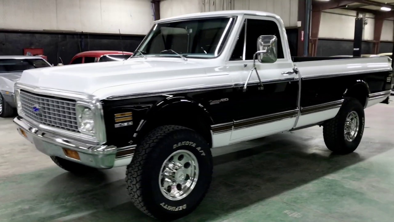 *SOLD* 1971 Chevrolet K20 4x4 Pickup 454 Big Block #658444 - YouTube