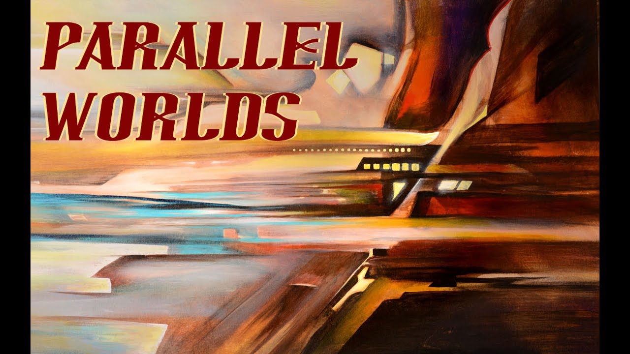 Parallel Worlds - abstract painting. step by step - YouTube