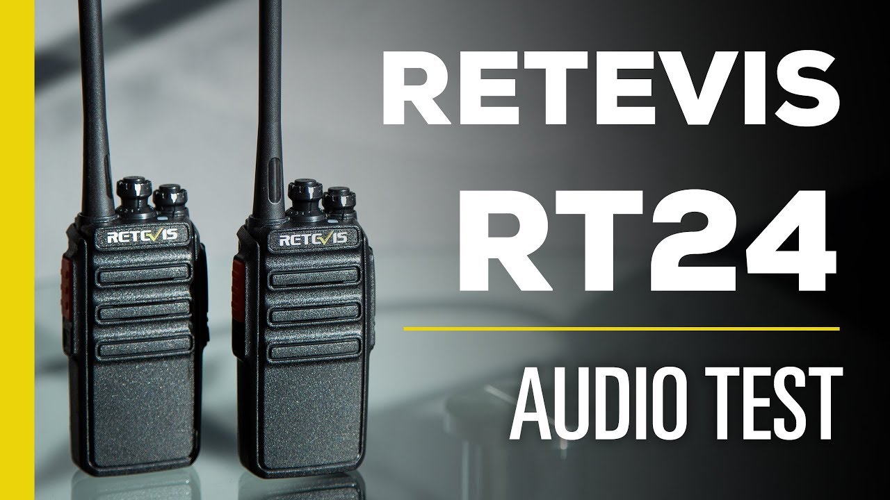 Retevis RT24 Audio Test - Motorola T80 Comparison - YouTube