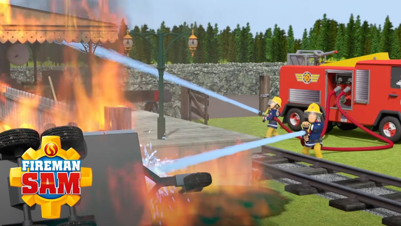 Big Fire! 🔥 Police Team Up With Fireman Sam 🚔 | Fireman Sam Official ...