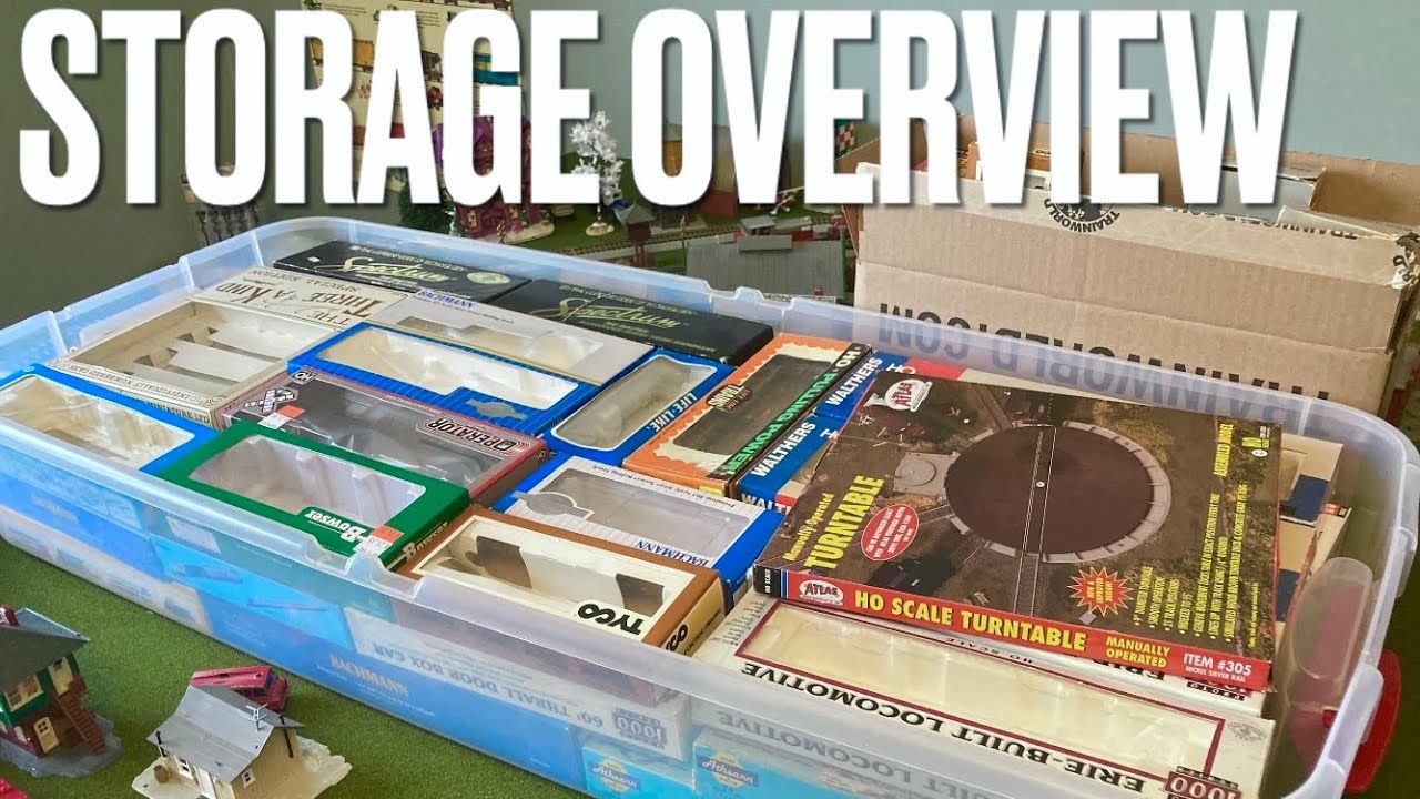 Model Trains Storage Overview - HO Scale 🧰📦🛠️ - YouTube