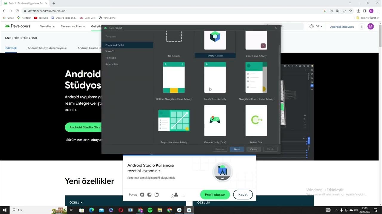 Android Studio Kurulumu + Java Emulator - YouTube