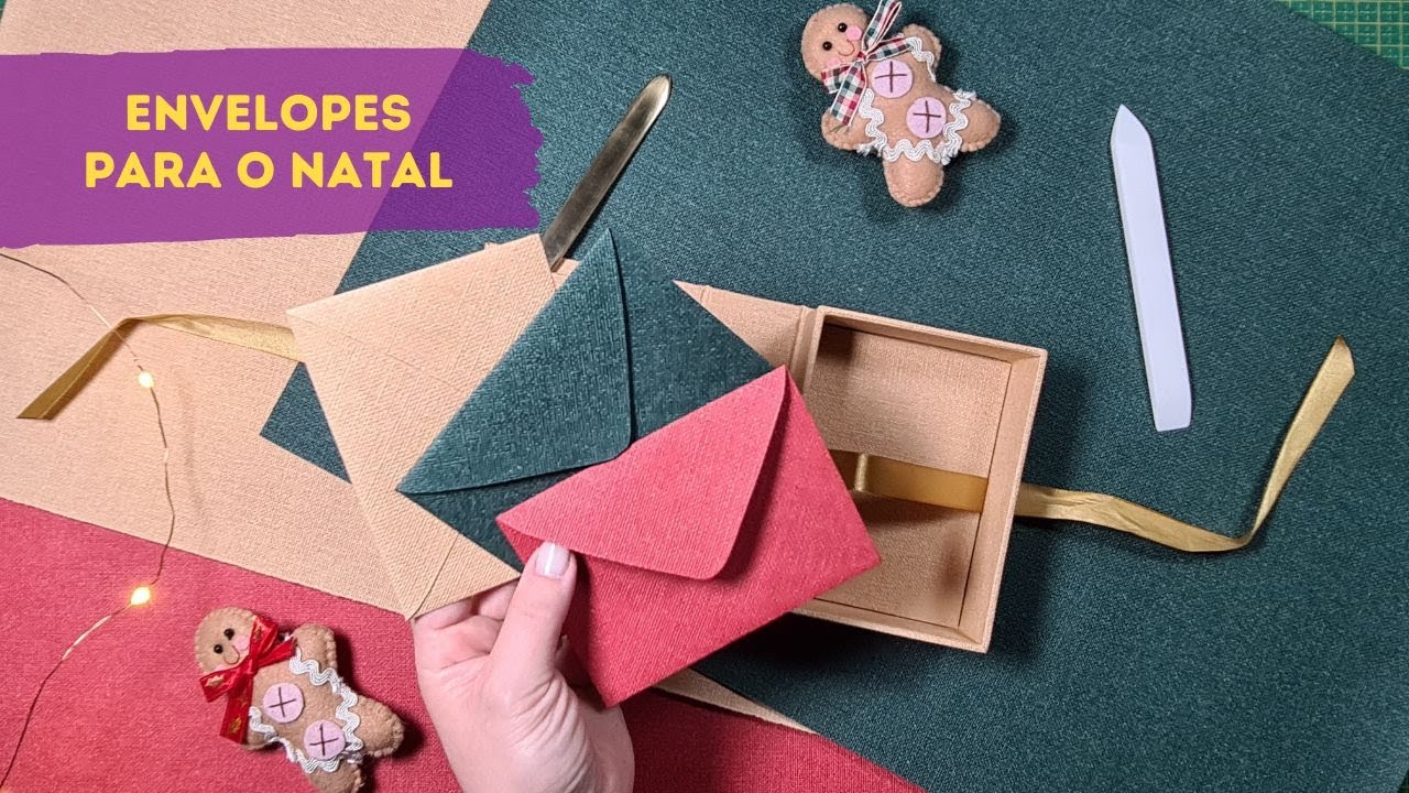 Como fazer envelopes para o Natal🎅 - YouTube