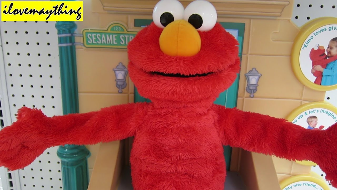 Checking Out BIG HUGS ELMO :-) - YouTube