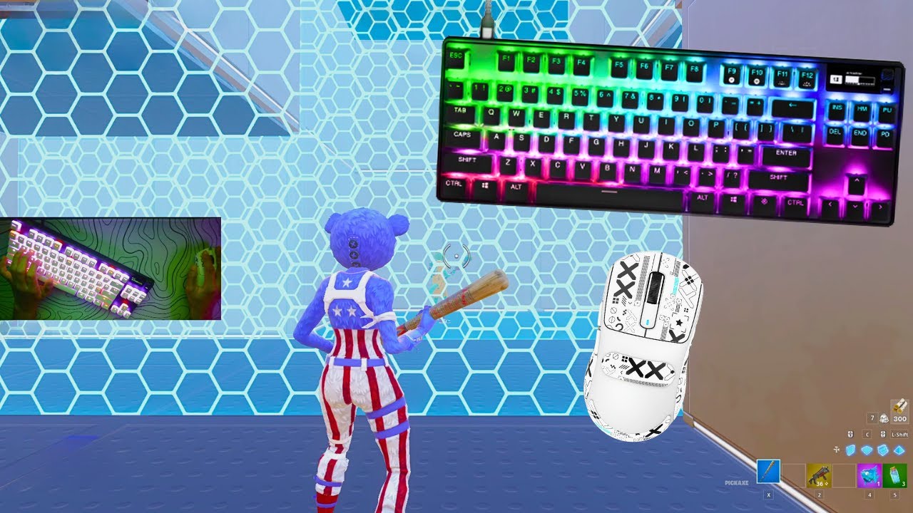 JULY 4TH SKIN | Fortnite 2v2 Piece Control😍 SteelSeries Apex Pro TKL ...