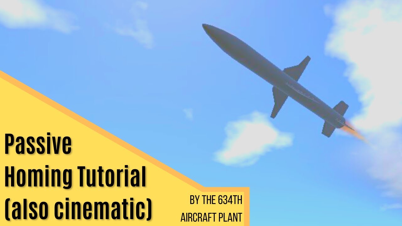 Passive Homing - SimplePlanes Tutorial + Cinematic - YouTube