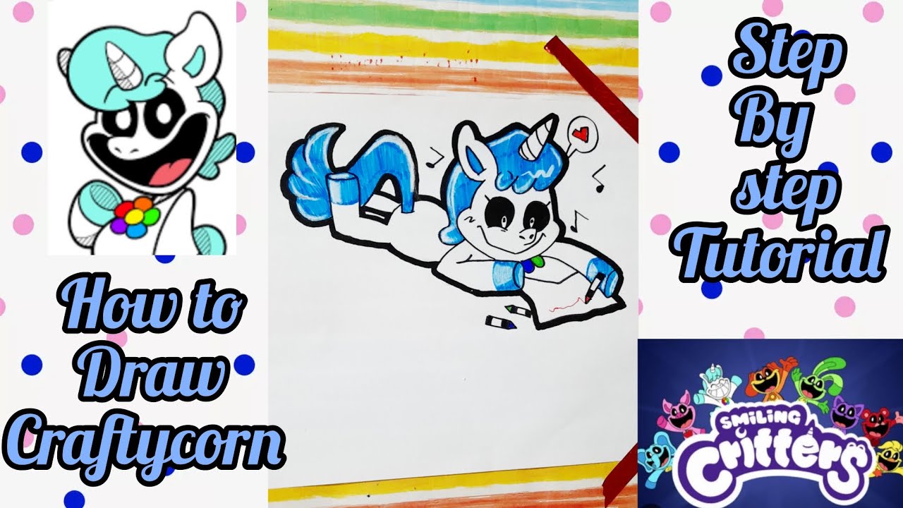 how draw craftycorn|subscribe ‎@MEIartncrafts #viral #art #craftycorn # ...