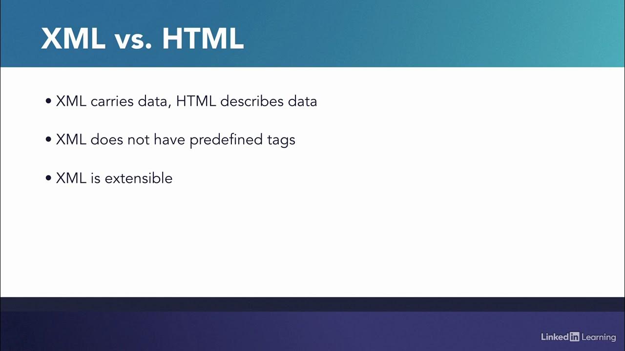 02 XML concepts and usage - YouTube