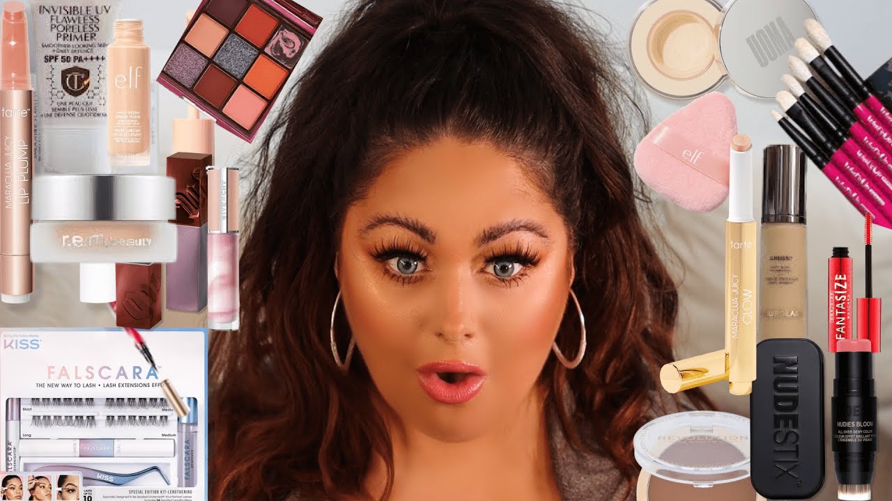 NEW VIRAL Makeup Testing Out and Trying On - YouTube