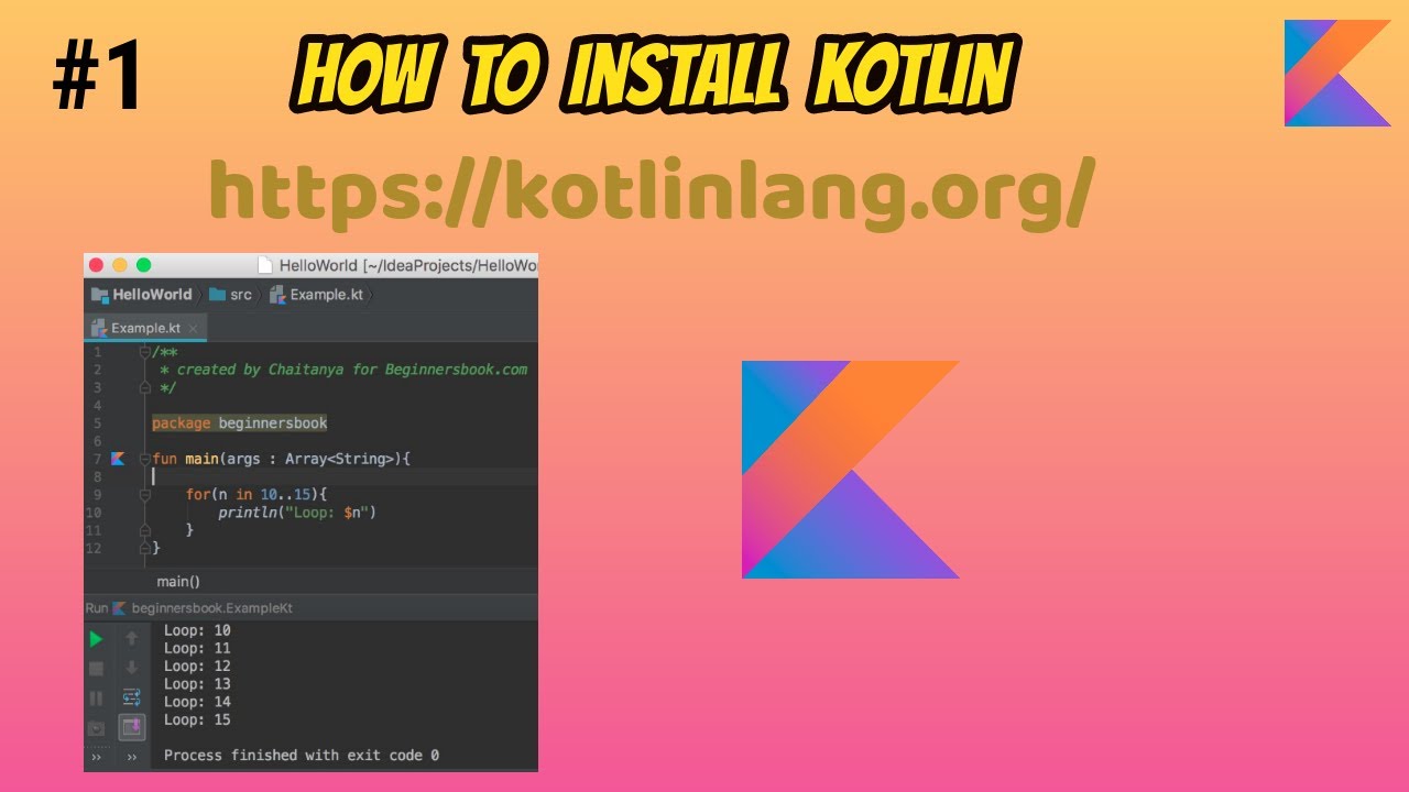 Install Kotlin How To Install Kotlin New 2020 Kotlin Youtube 9126