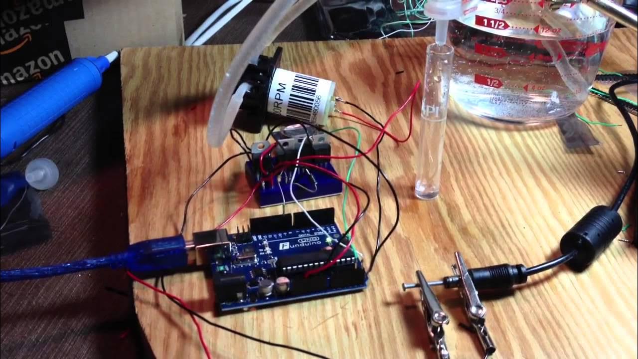 Arduino Controlled Dosing Pump - YouTube