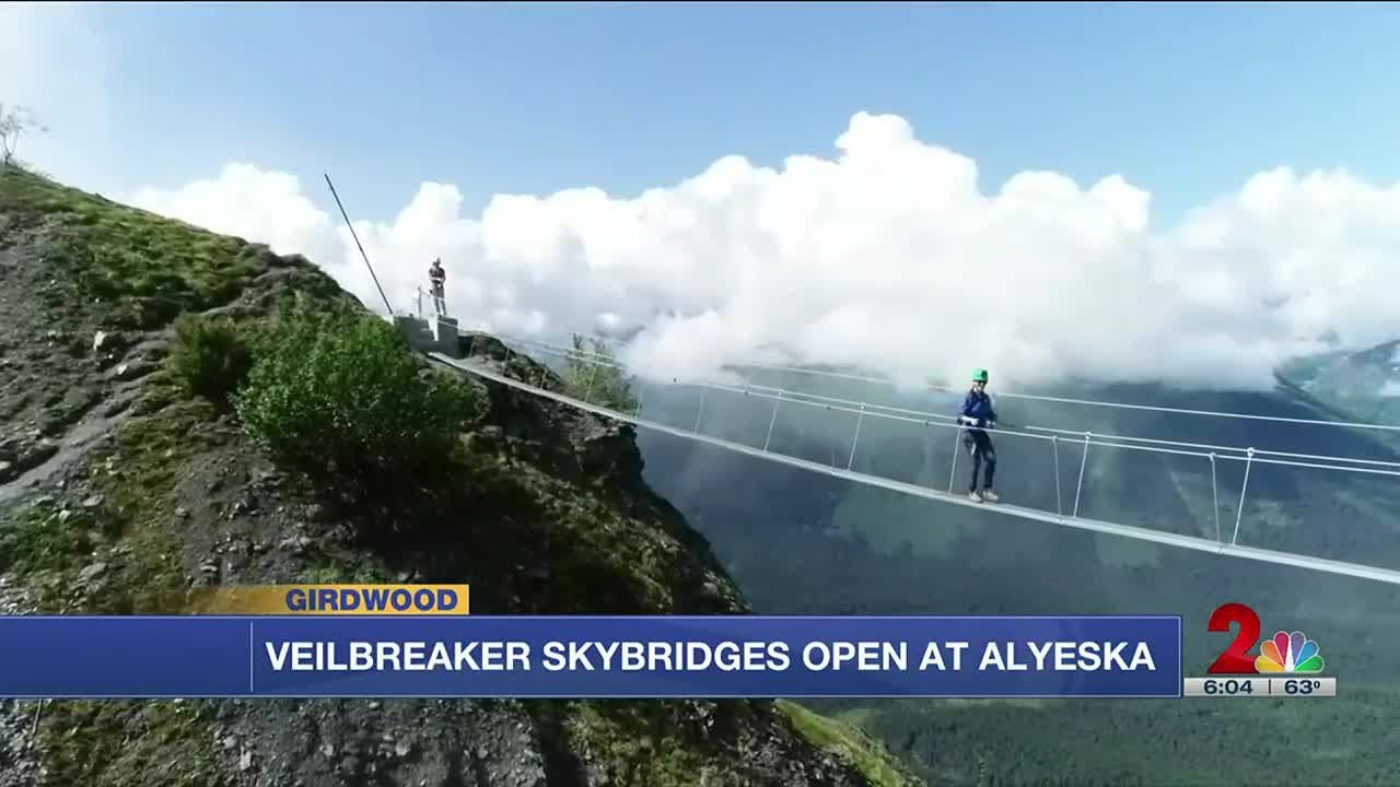 Veilbreaker skybridges debut at Alyeska Resort - YouTube