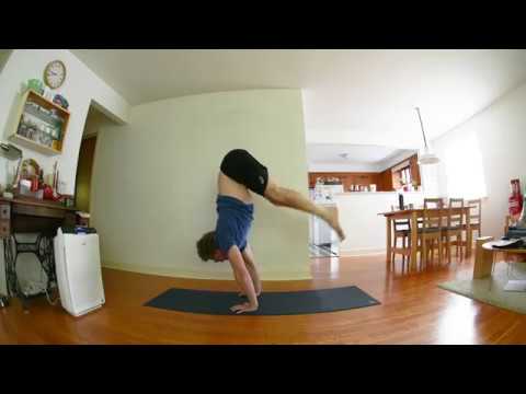 pike press handstand 6/9/19 - YouTube