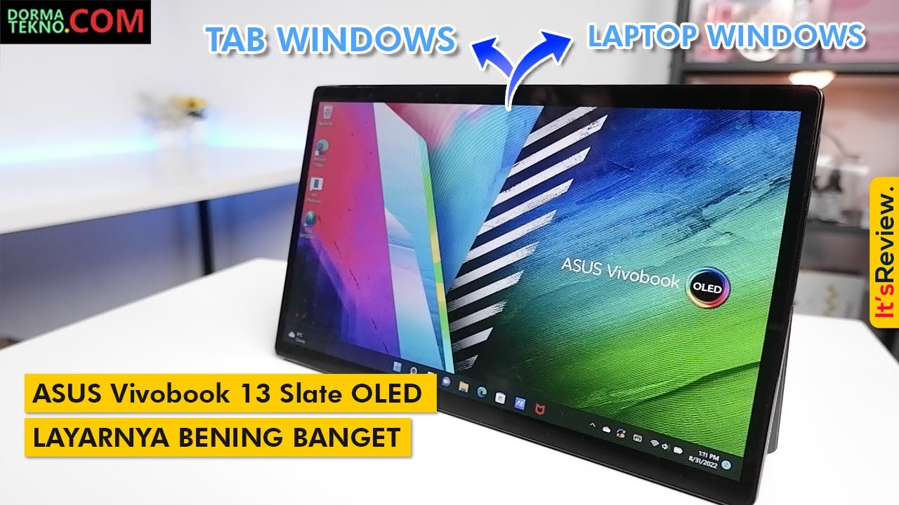 Ketika Laptop Dan Tablet Jadi 1, ASUS Vivobook 13 Slate OLED - YouTube