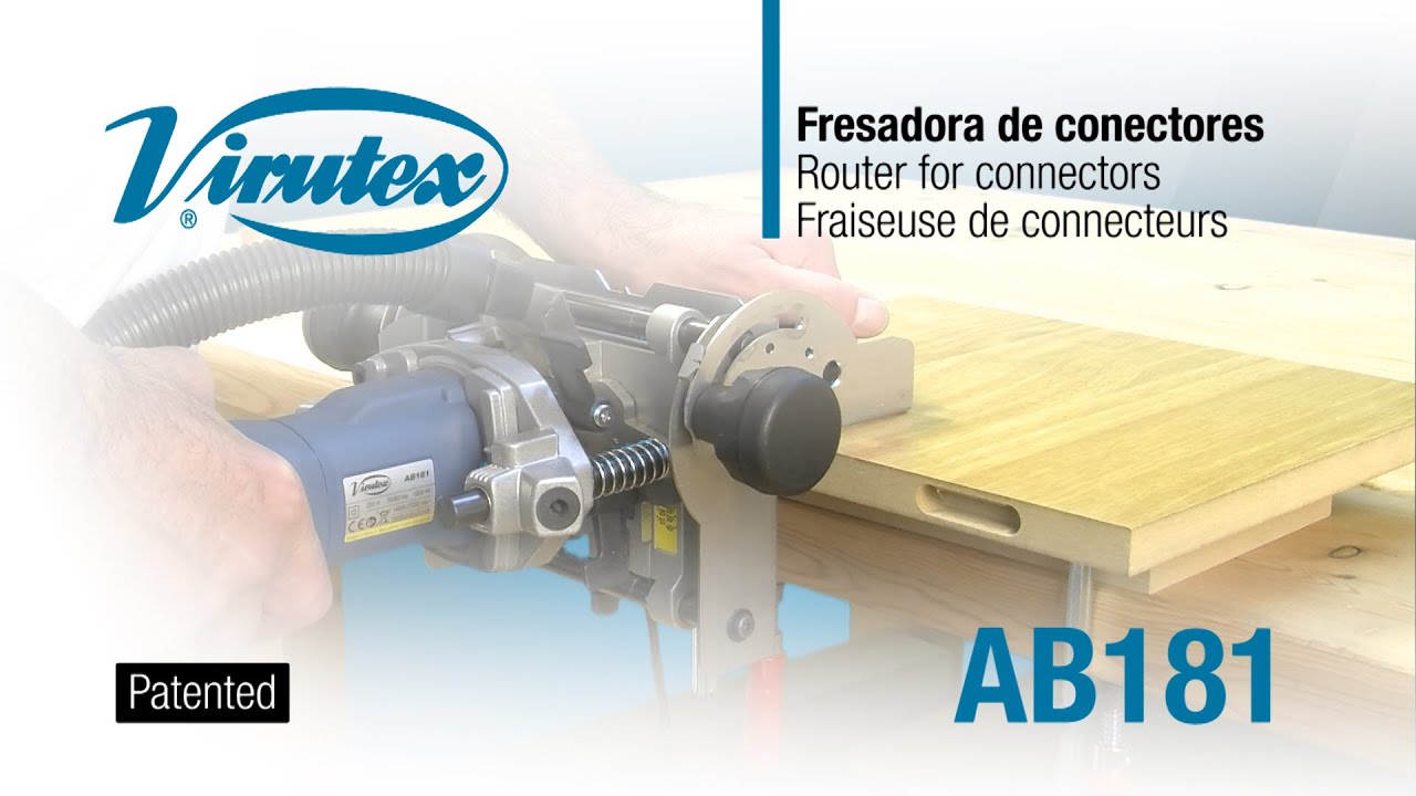 Virutex Fresadora de conectores AB181 / Router for connectors - YouTube