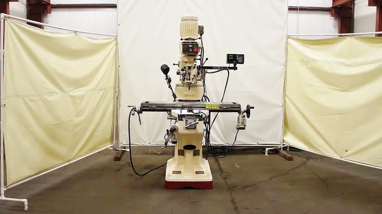 CHEVALIER 3 HP 9" x 48" Vertical Milling Machine FM-2S - YouTube